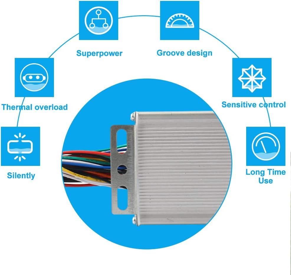 Opaltool Brushless Controller 36V 48V Aluminium Alloy E Bike Motor