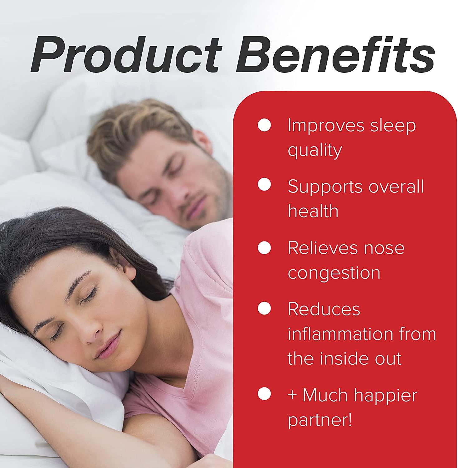 Snore Stop Snoring Solution Starter Kit Natural Anti Snoring Aid For