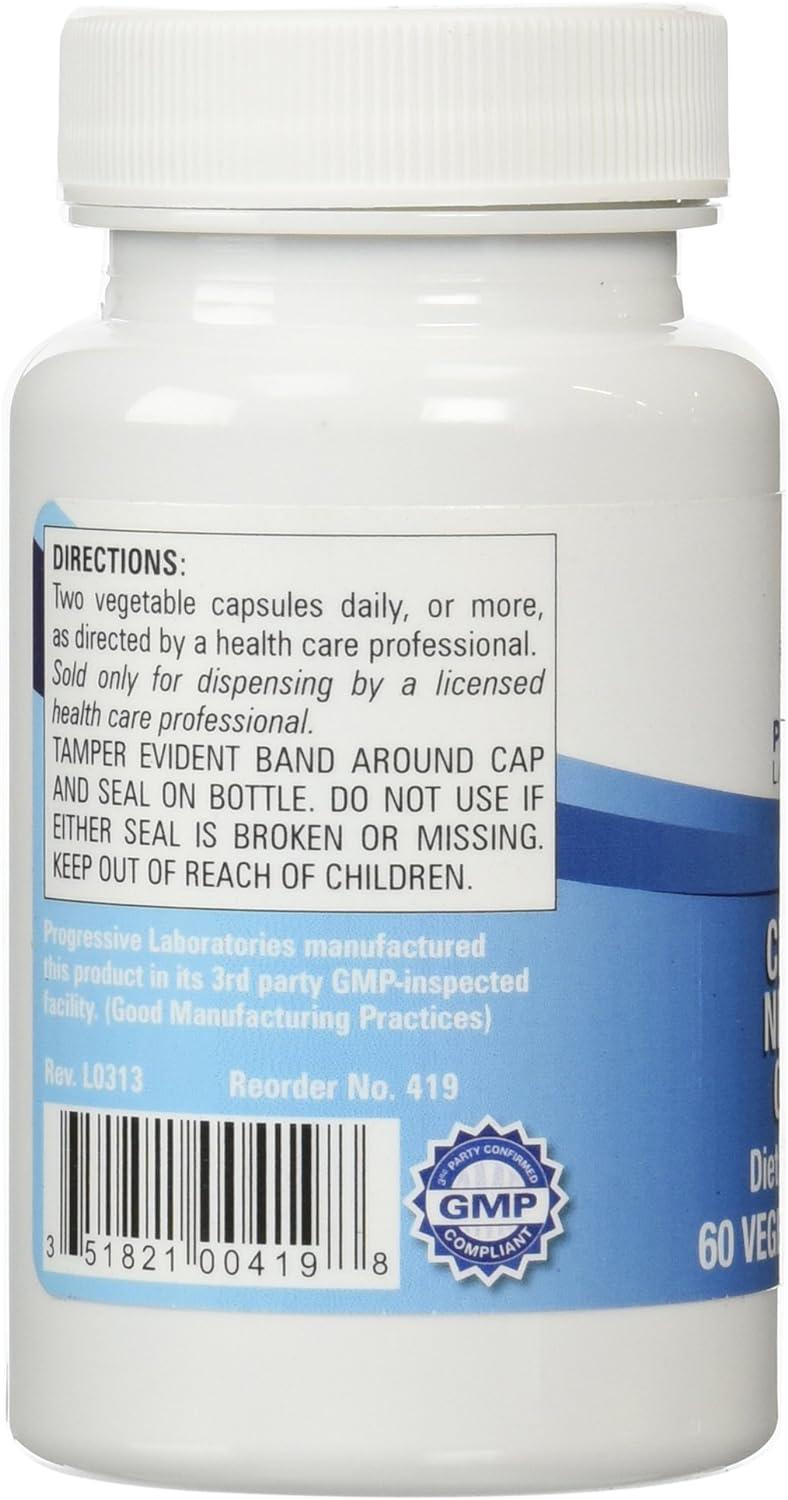 Progressive Labs Chromium Nicotinate Supplement 60 Count Buy Now In