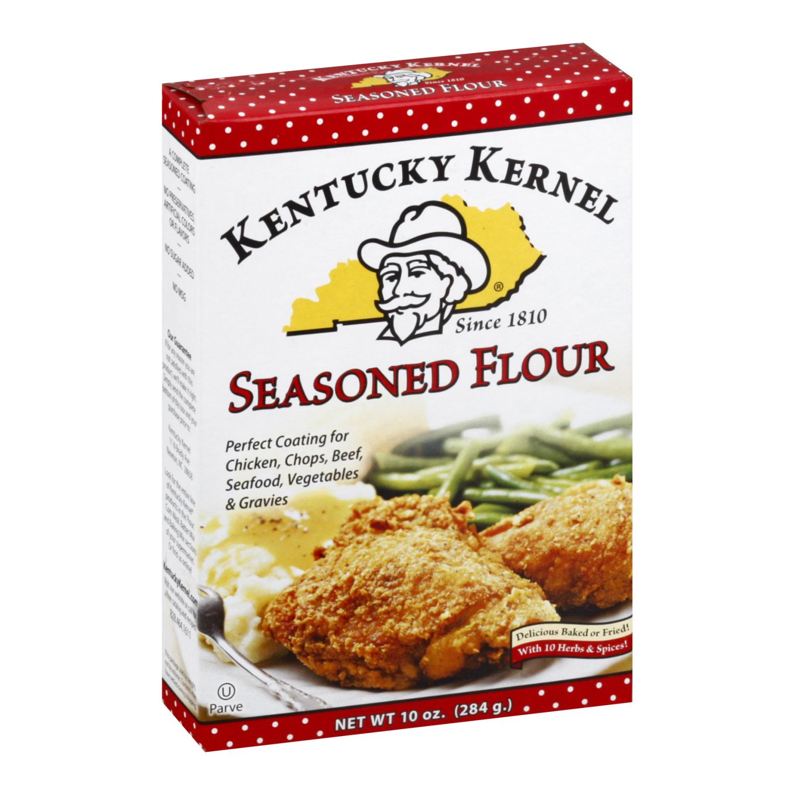 Kentucky Kernel Seasoned Flour 10 oz | Perfect for Crispy Fried Chicken ...