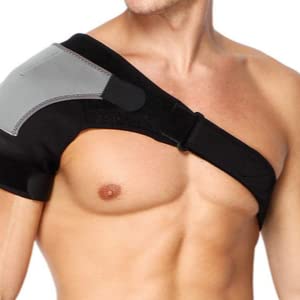 Admos Shoulder Support - Adjustable Bandage for Shoulder Pain Relief ...