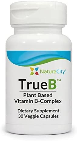 NatureCity True-B Plant Based Vitamin B-Complex 30 Vegan Capsules ...