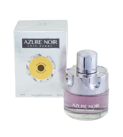 AZURE NOIR Citrus Aromatic fragrance for Men's Cologne 3.4 Oz EDT Eau ...