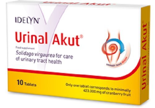 Urinal Akut 10 Tabs - Herbal Formula with Cranberry Extract for Normal ...
