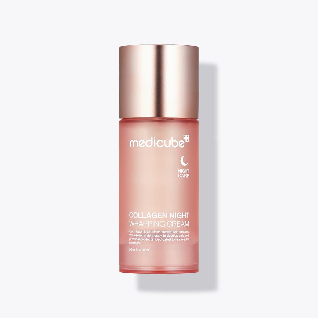 Medicube Collagen Night Wrapping Cream | Overnight Sleeping Mask for ...