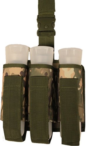 British Multi Terrain Camo Triple Universal Paintball Pod Drop Leg ...