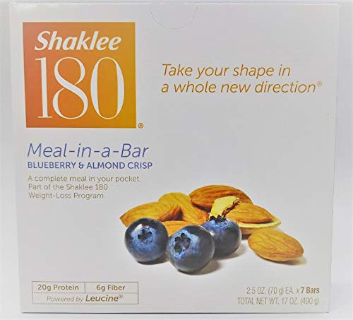 Shaklee 180 Meal-in-a-Bar (Blueberry & Almond Crisp - 7 Bars)