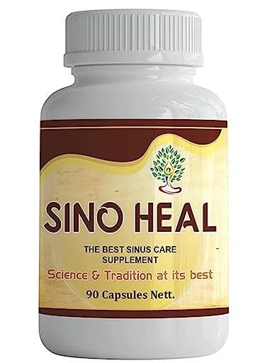 Sino Heal Sinusitis Relief Capsules 90 Ct Herbal Extract For Nasal