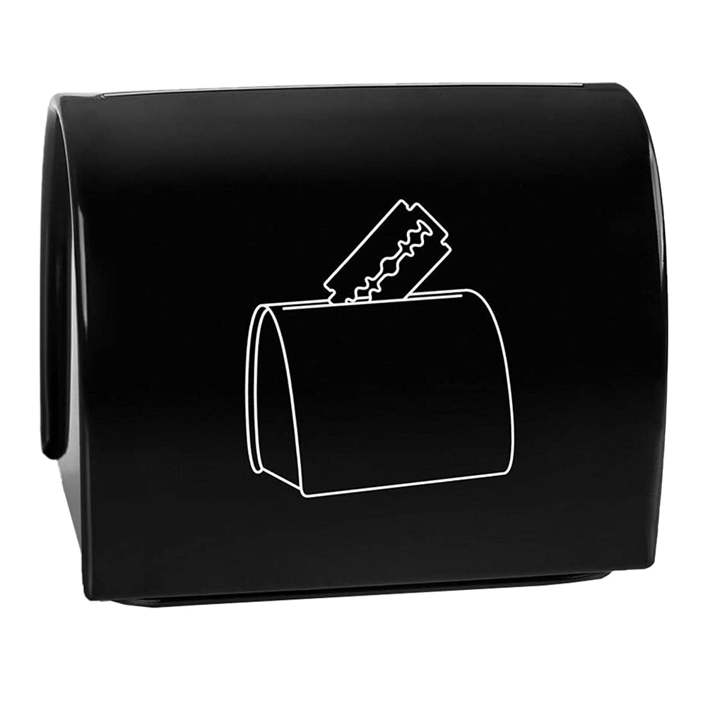 Buy X Razor Blade Storage Box | Black Recycling Box for Safe Disposal ...