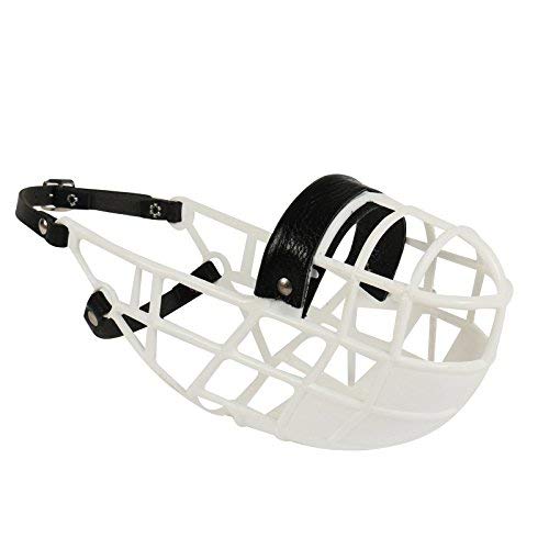 Buy Don Pare Muzzle Model 101 - White | Ideal for Freewheel Kennel Dog Racing & Poison ...