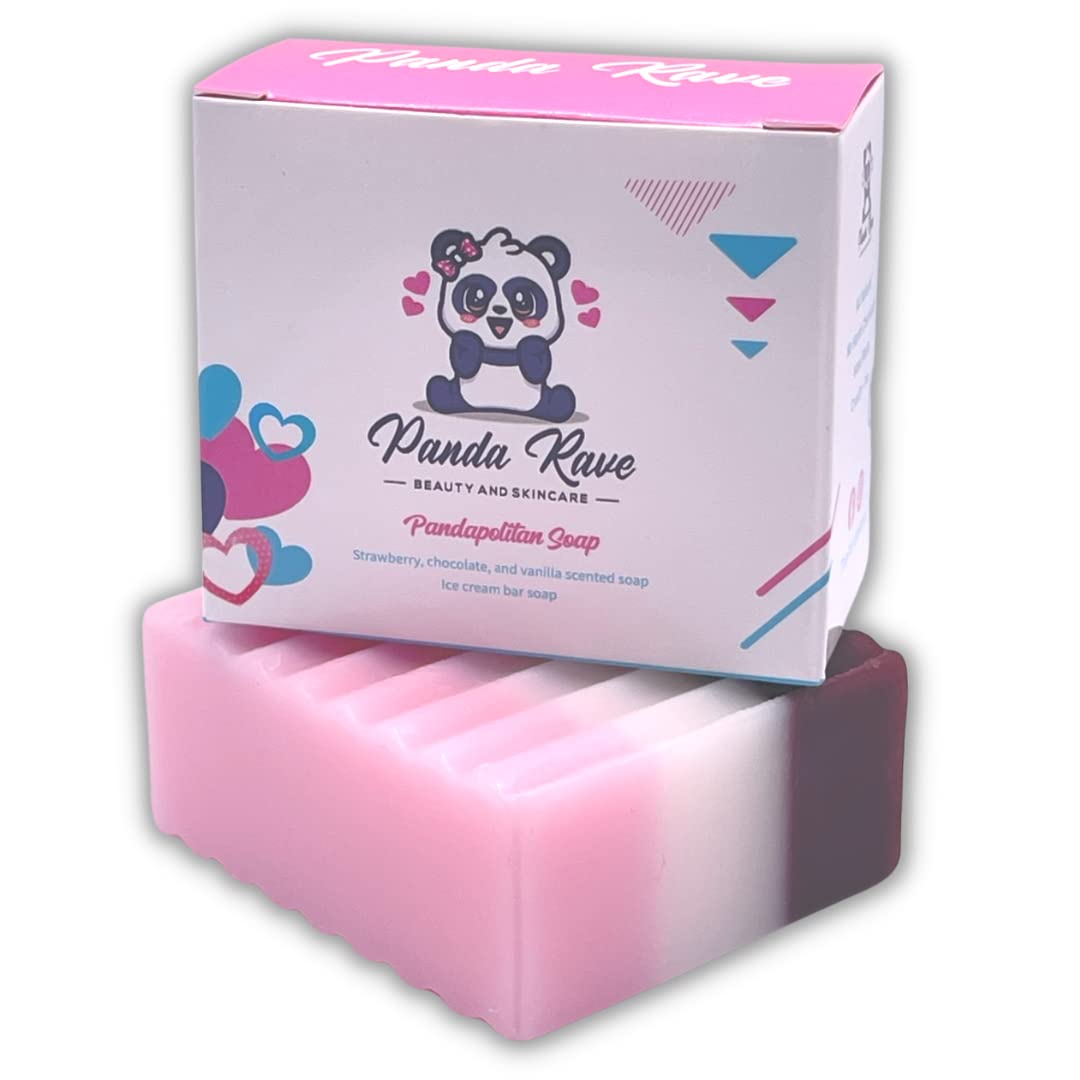 Panda Rave Pandapolitan Ice Cream Soap | Premium Vegan Soap for All ...