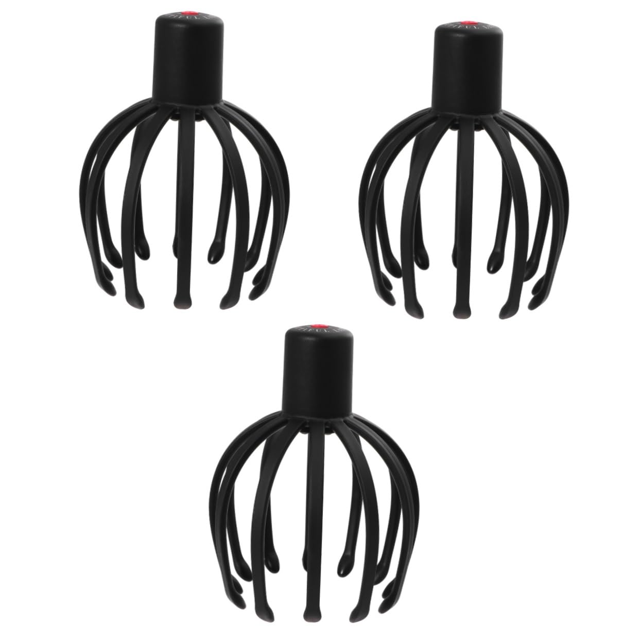 Ultechnovo 3-Piece Scalp Head Massager - Electrical Shampoo Brush for ...