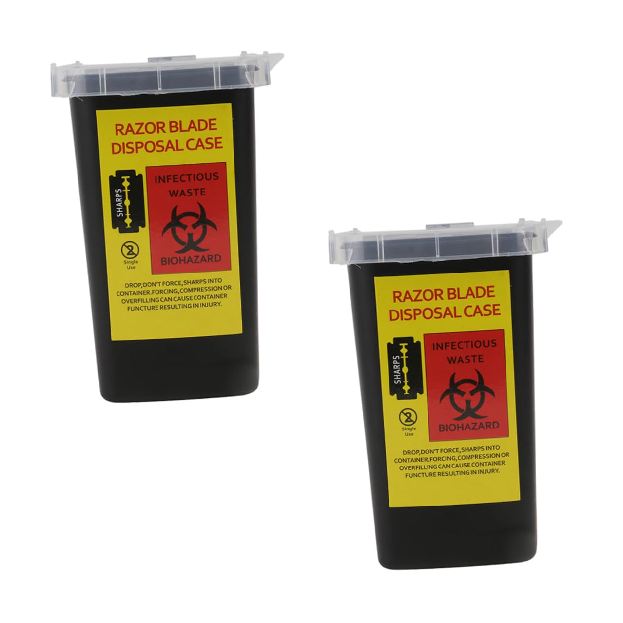 Magiclulu 8 STK Razor Blade Storage Box | Waste Container & Dispenser ...