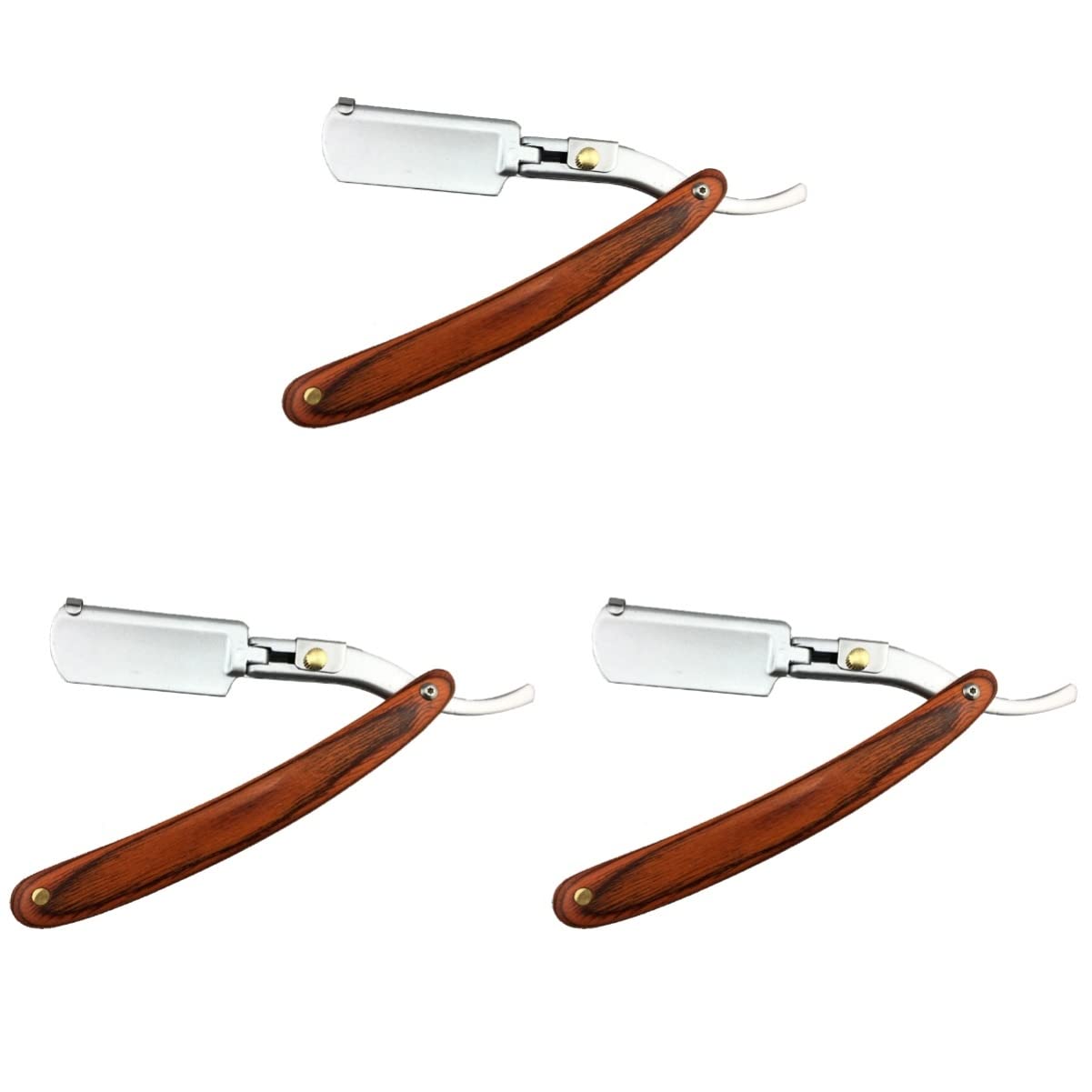 Beaupretty Vintage Straight Edge Razor for Men | Manual Bamboo & Metal ...