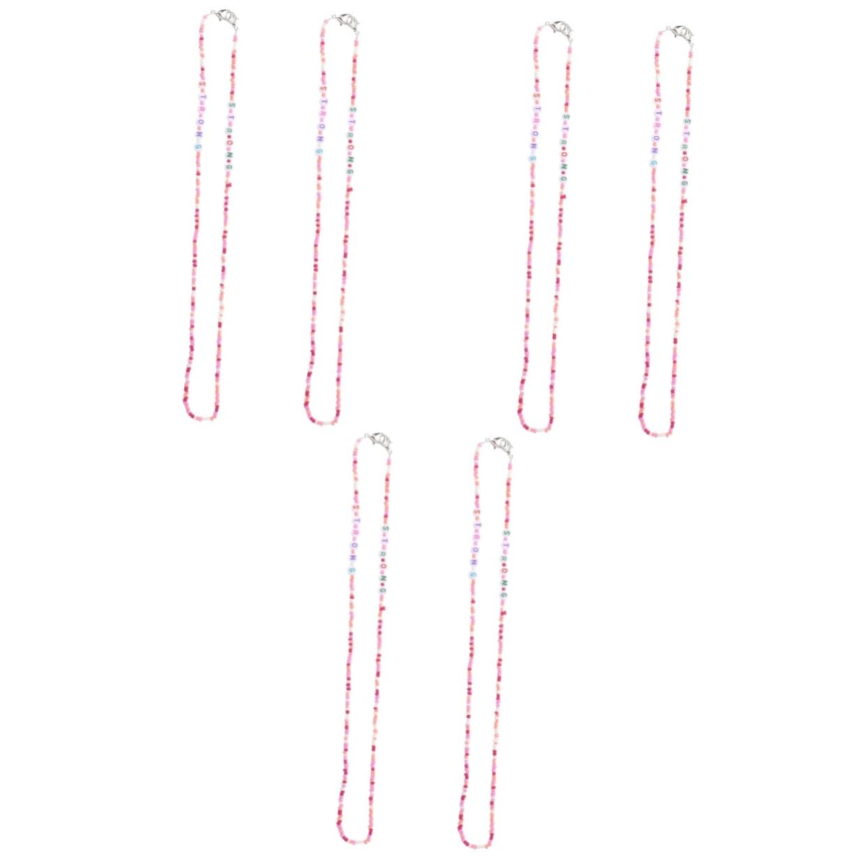 Buy Minkissy 6 Pack Anti-Loss Mask Chains - Face Protection Lanyards ...