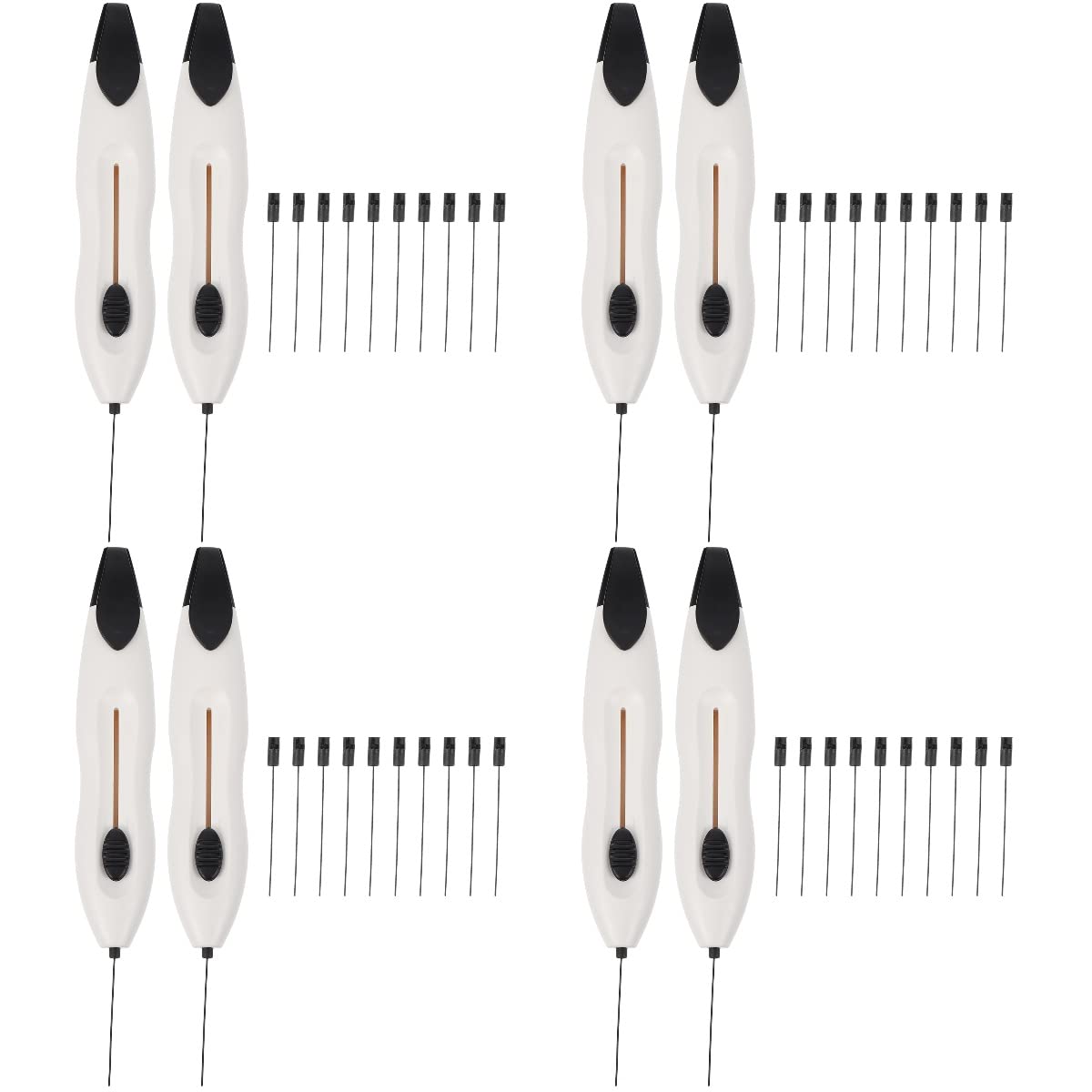 4pcs Retractable Needles + 12pcs Cholesterol Lancing Starter Kit ...