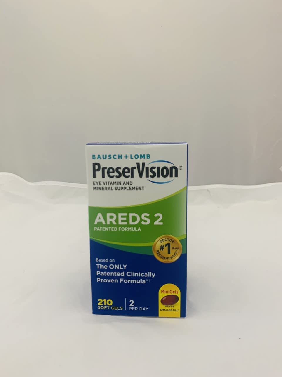 PreserVision AREDS 2 Eye Vitamin & Mineral Supplement (210 ct) with Lutein and Zeaxanthin, Soft ...
