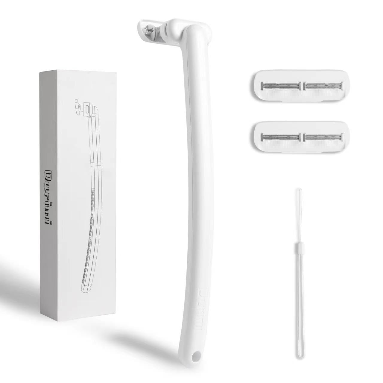 Durimi Back Razor for Men - Premium Ergonomic Full Body Hair Remover ...