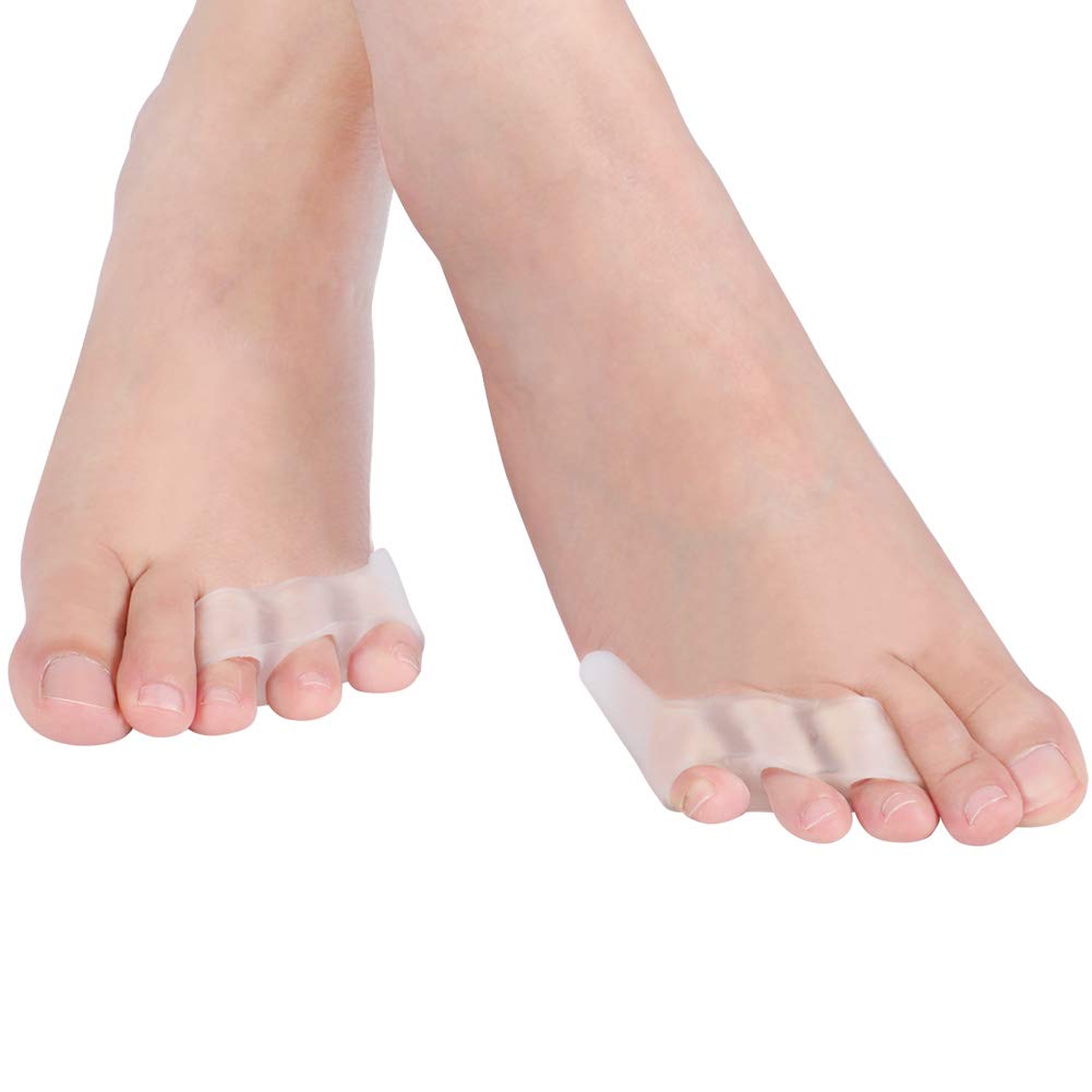Agatige Bunion Corrector Pinky Toe Separators - 2 Pairs Silicone ...