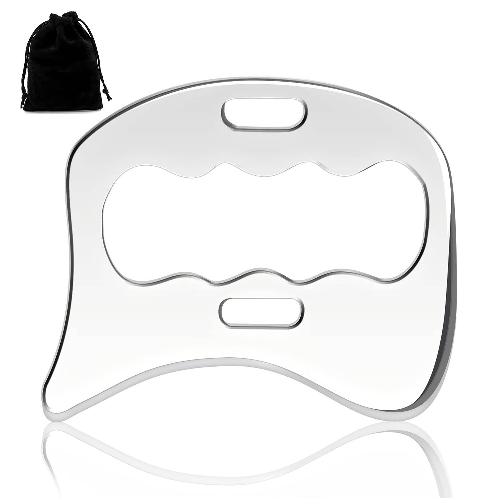 Stainless Steel Guasha Massage Tool For Soft Tissue Scraping Physical Therapy For Back Legs