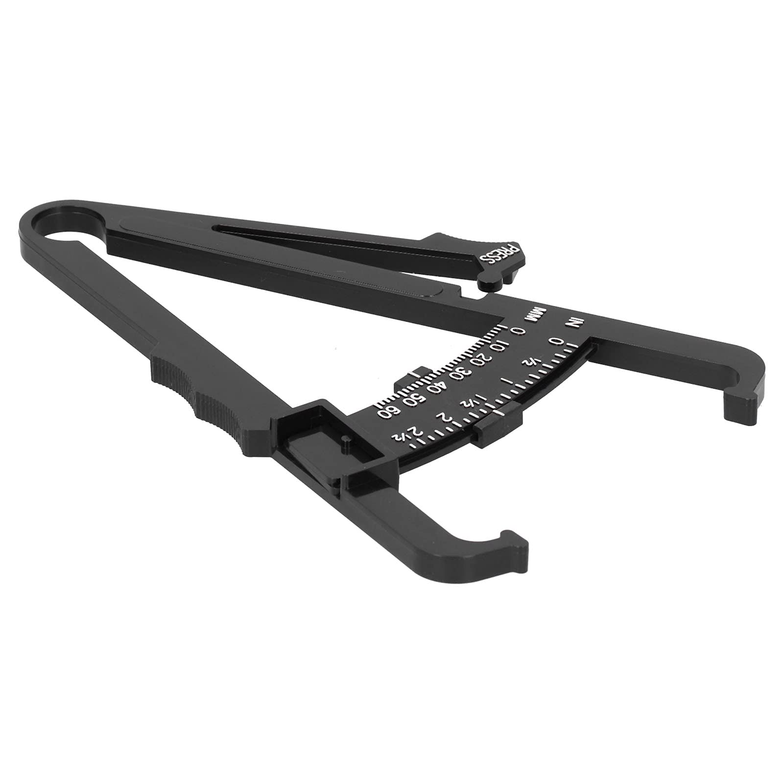 Precision Body Fat Measuring Slide - Black Metric Skin Wrinkle Device ...