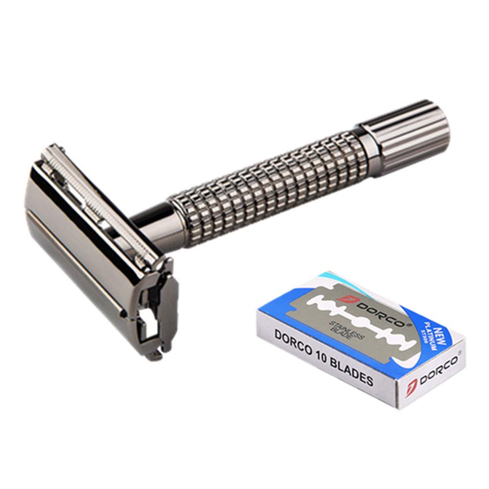 Vintage Classic Double Edge Razor | Rust-Free Bottom Swing Type for ...