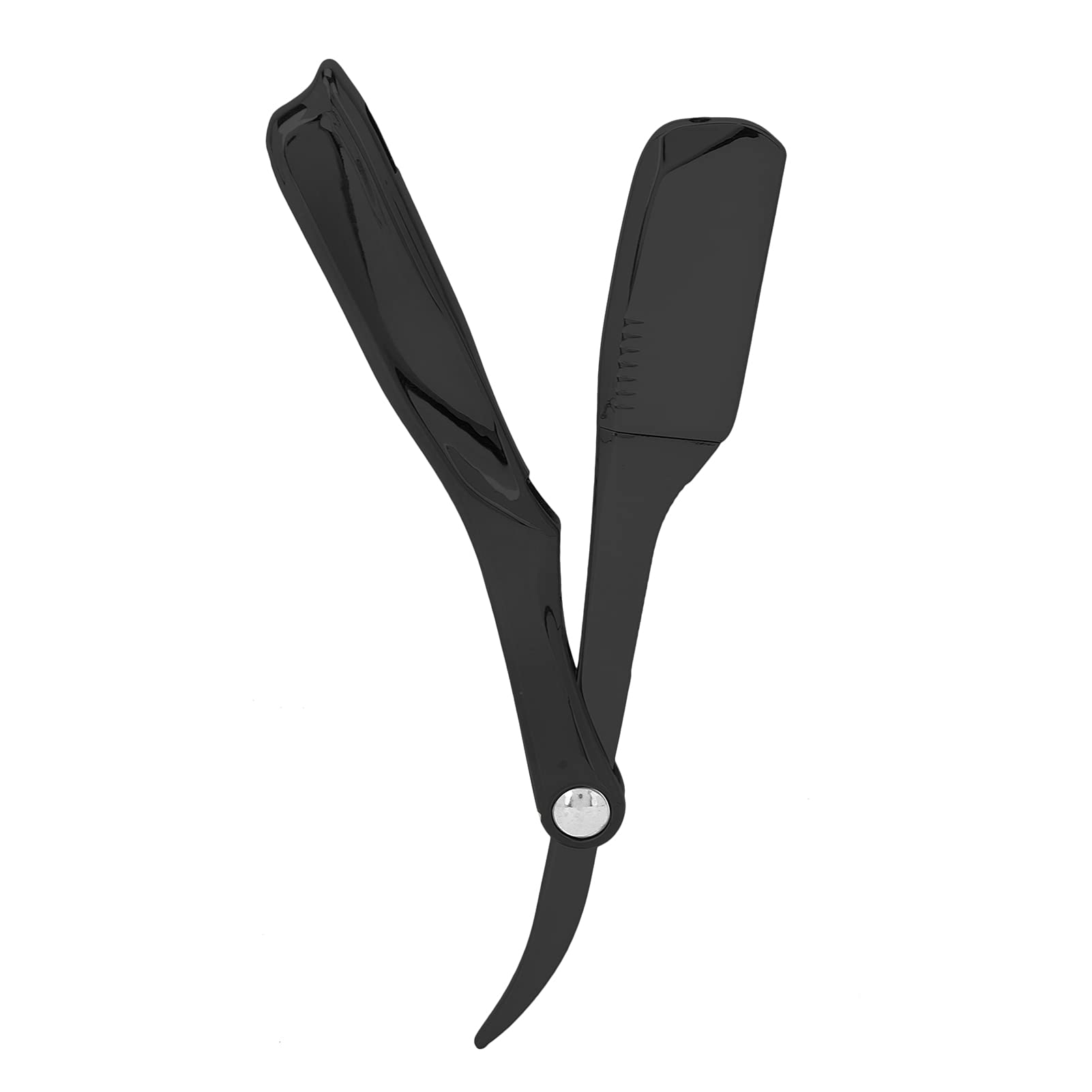 Professional Galvanizing Black Razor for Men - Straight Edge Manual ...