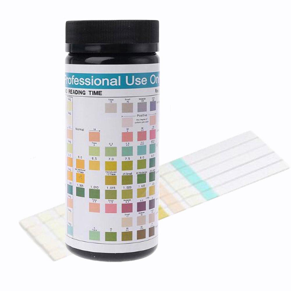 100 Strips 10-in-1 Rapid Urine Test Strips - Easy and Accurate Testing ...