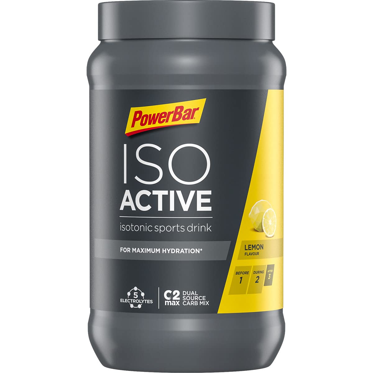 PowerBar Isoactive Lemon 600g - Isotonic Sports Drink with 5 ...
