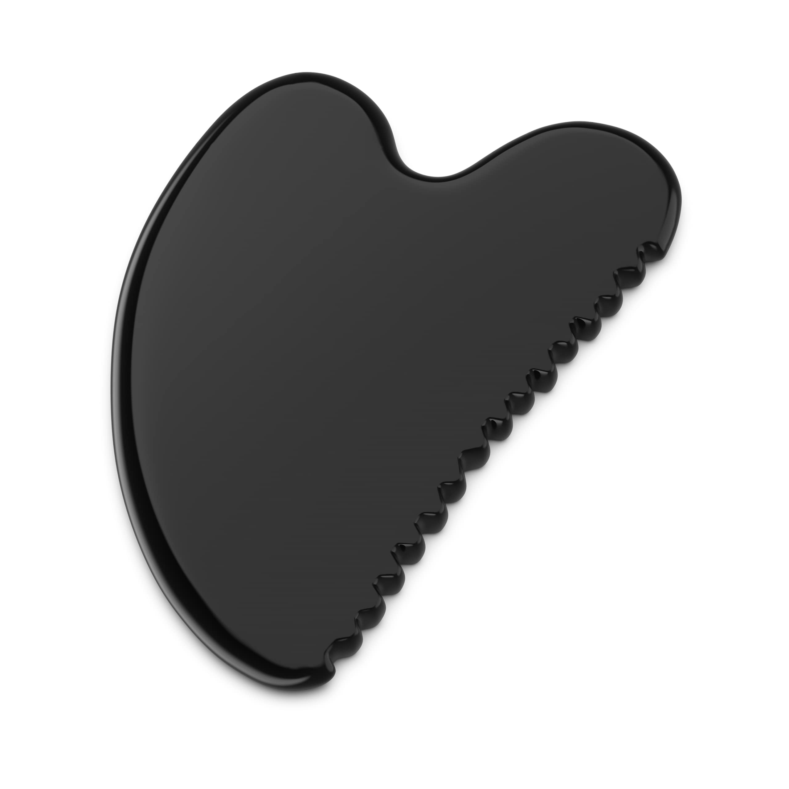 Bian Stone Obsidian Gua Sha Massage Tool Facial And Body Guasha Stone