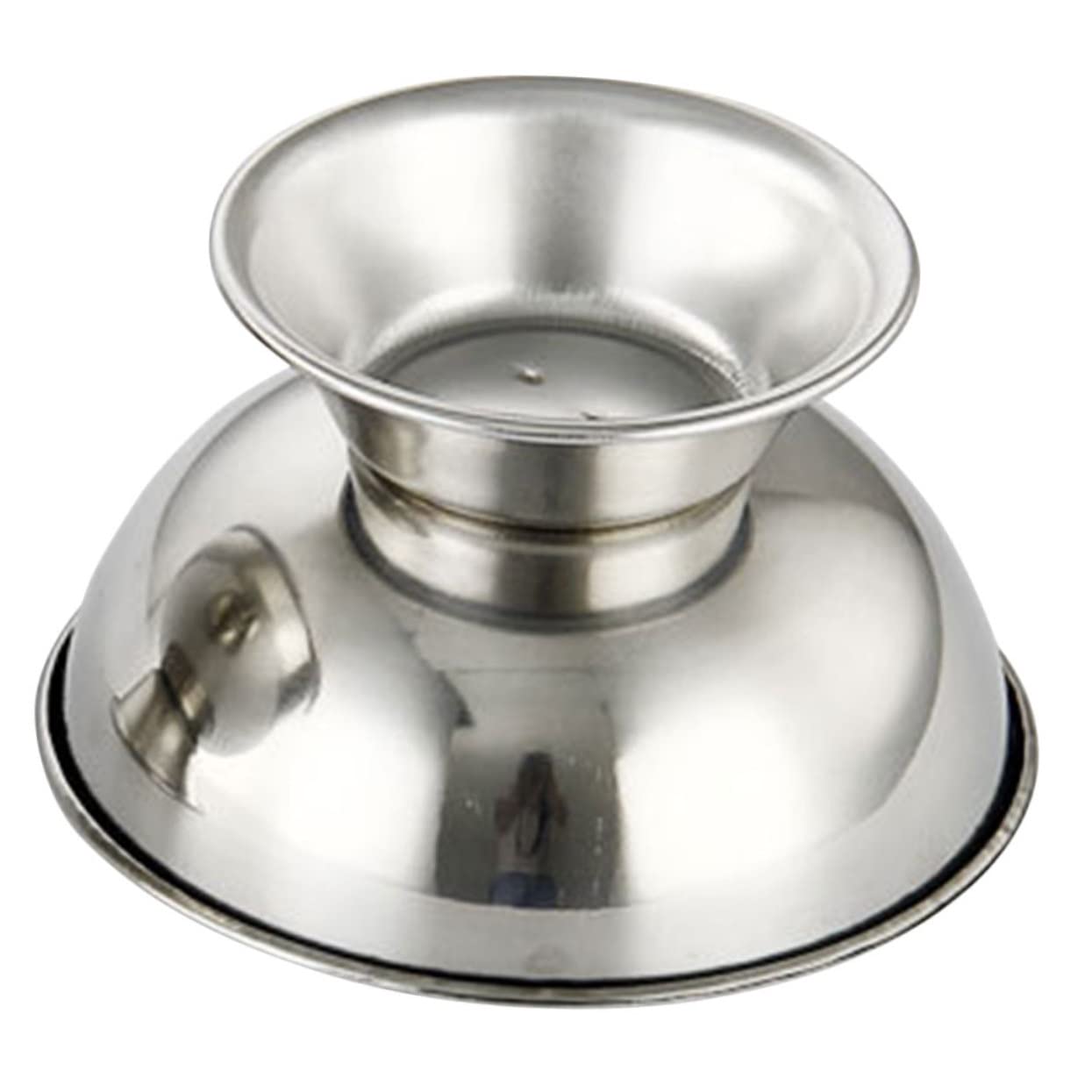 High Impact Shell Shaving Bowl - Rust-Free Steel Shaving Soap Holder ...