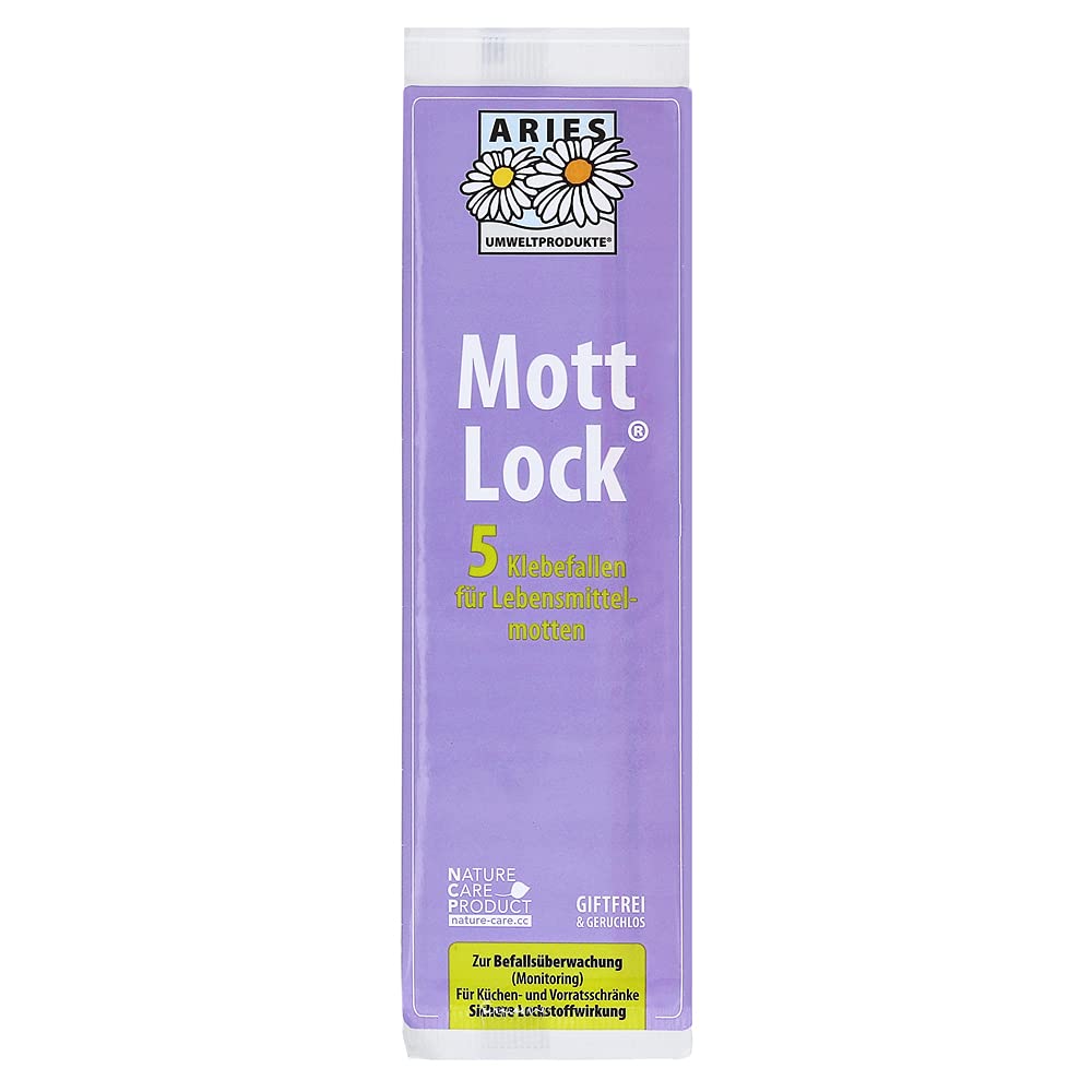 Mott Lock 5 Adhesive Traps for Food Moths | Effective Insect Control ...