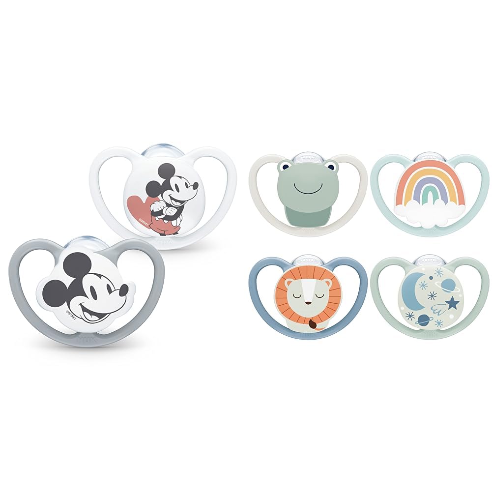 Nuk Space Schnuller Pacifier 0-6 Months | BPA-Free Silicone | Disney ...