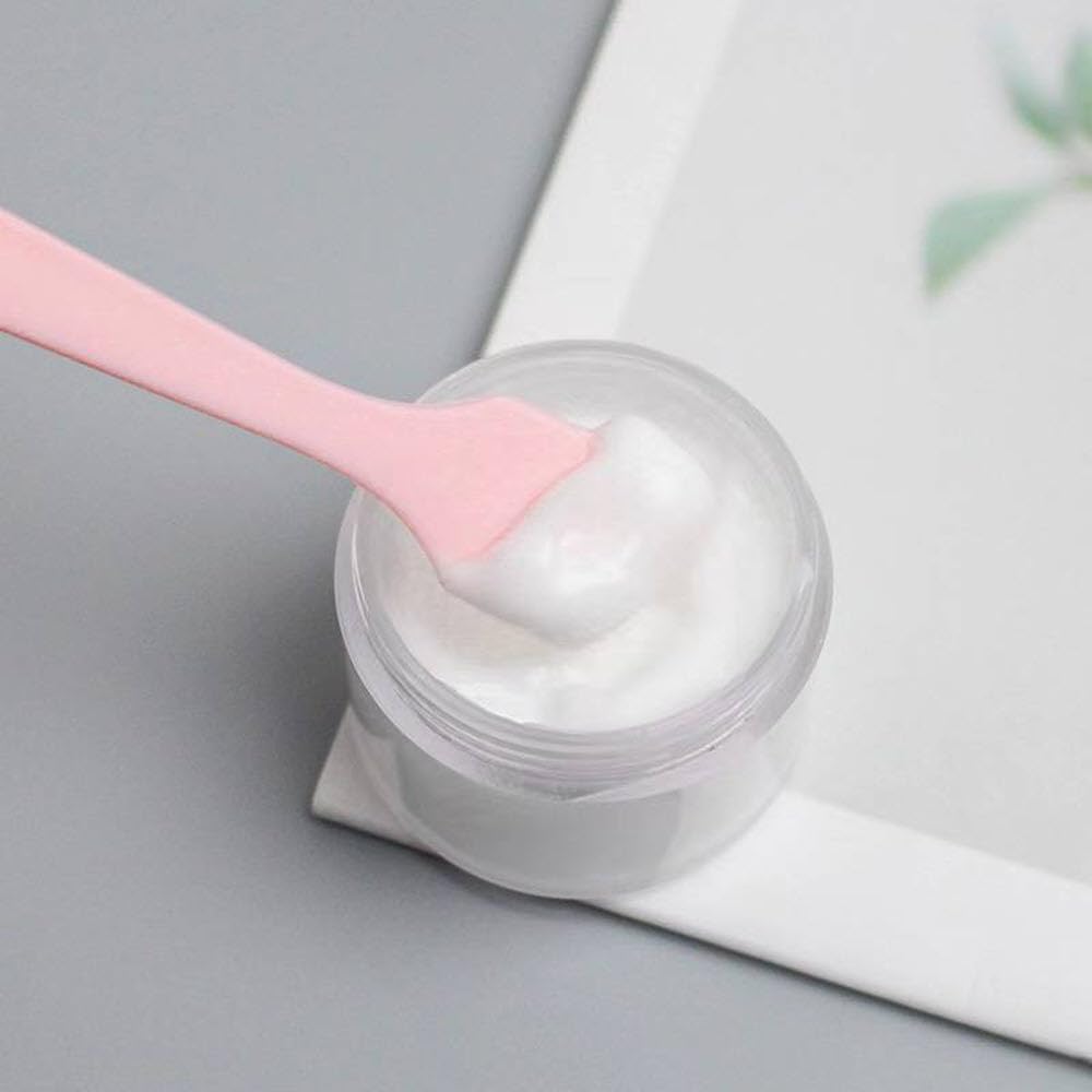 50pcs/pack Pink Make Up Spatulas Disposable Plastic Cosmetic Make Up ...