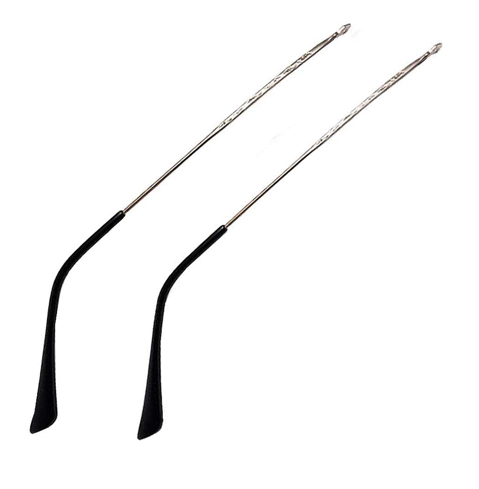 ZEALMAX Metal Temples Replacement for Myopia Glasses - Silver - 1 Pair ...
