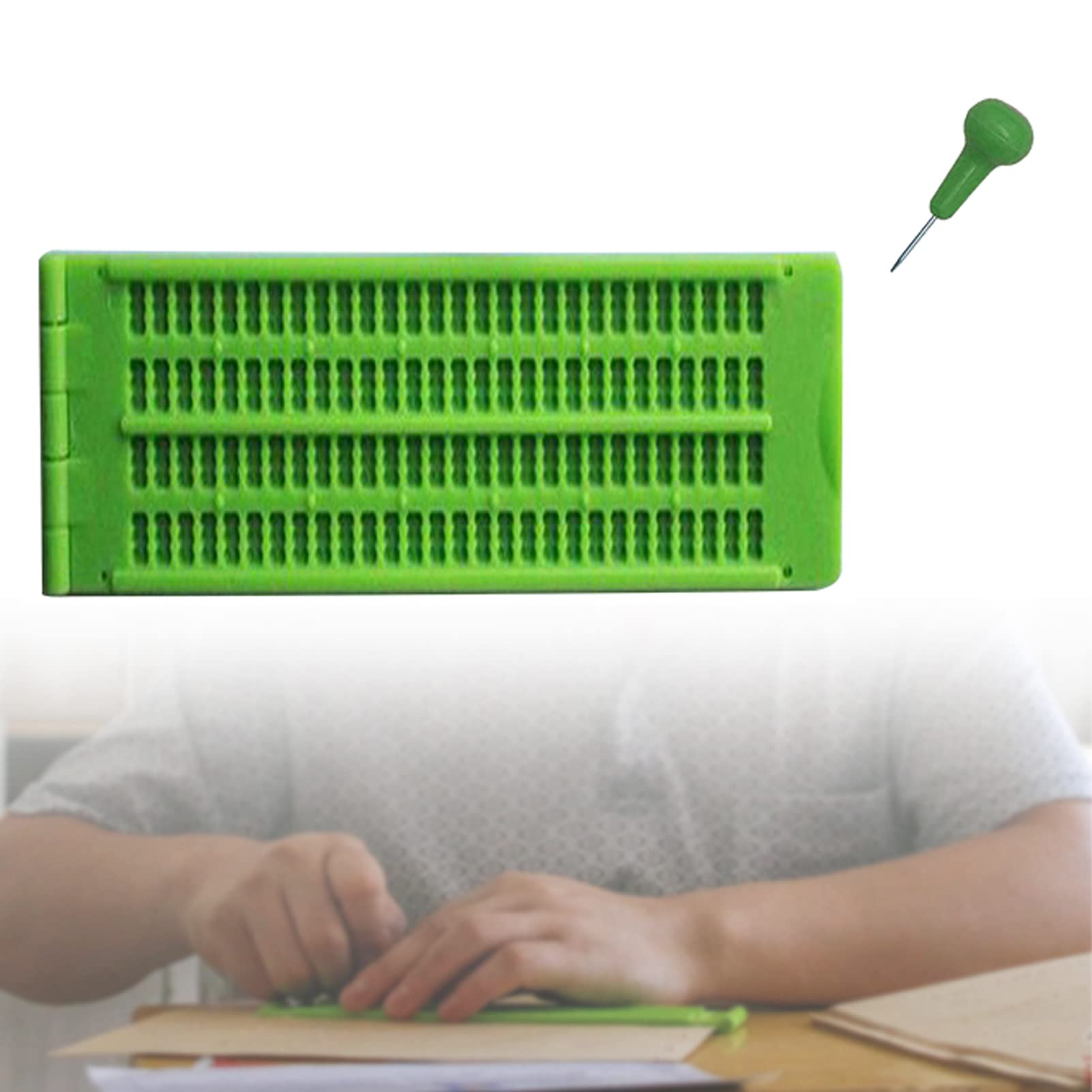 Movkzacv Braille Slate Kit - Portable Writing Tool for the Visually ...