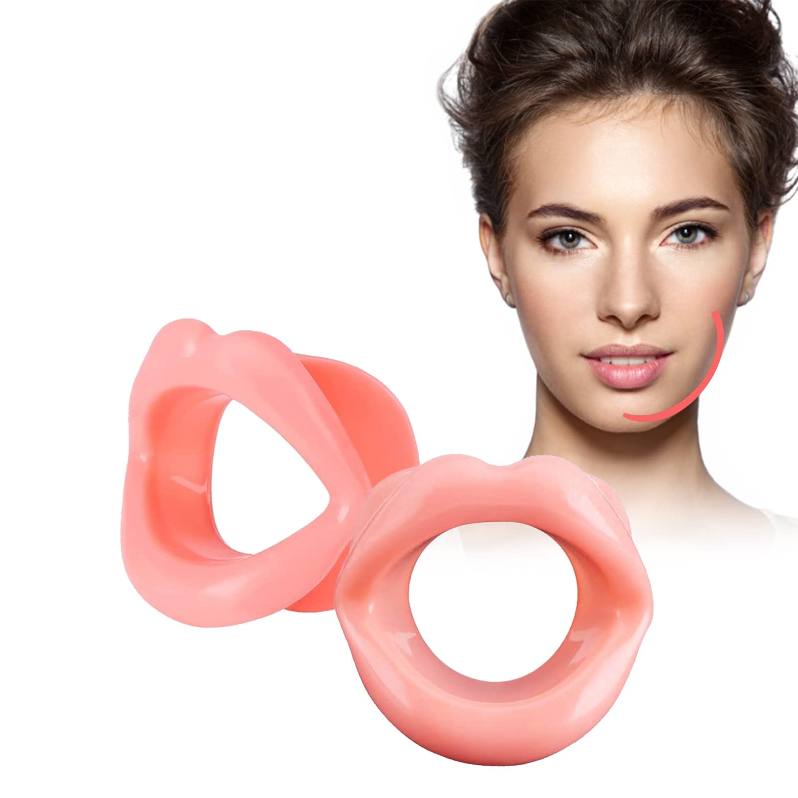 Face Slimmer Kit - Premium Silicone Lip Trainer for Facelifting & Anti ...