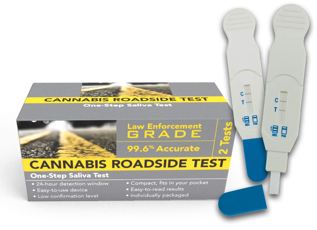 Cannabis Roadside THC Saliva Test (Marijuana) 2-Pack