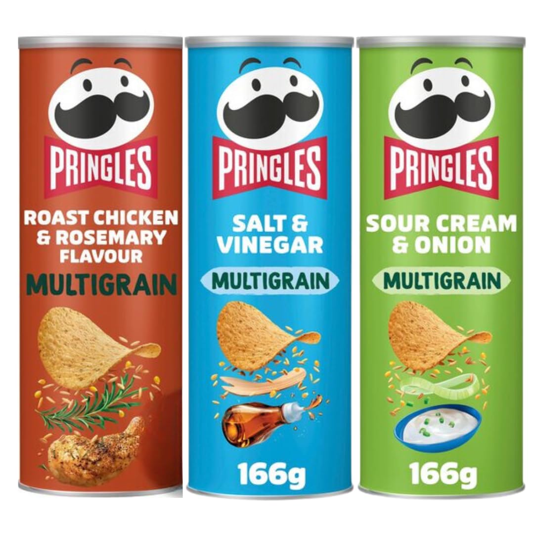 Pringles Multigrain Roast Chicken & Rosemary 166g with Sour Cream ...