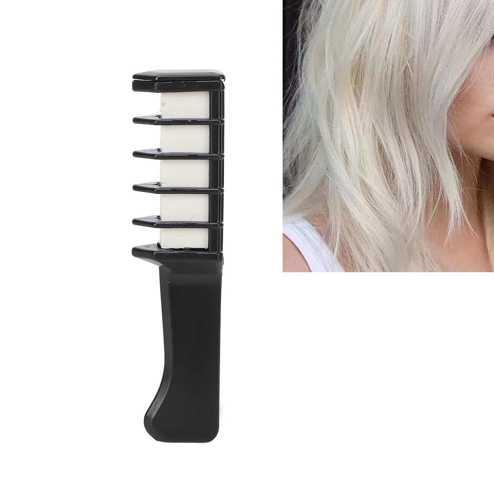 Temporary Hair Color Chamber Comb - Portable Disposable Hair Dye Tool ...