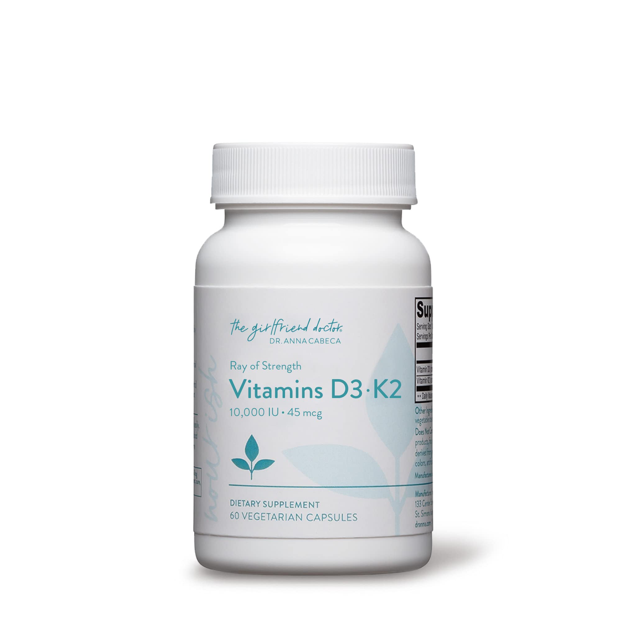Ray of Strength Vitamin Supplement - D3K2 by Dr. Anna Cabeca - Vitamin ...