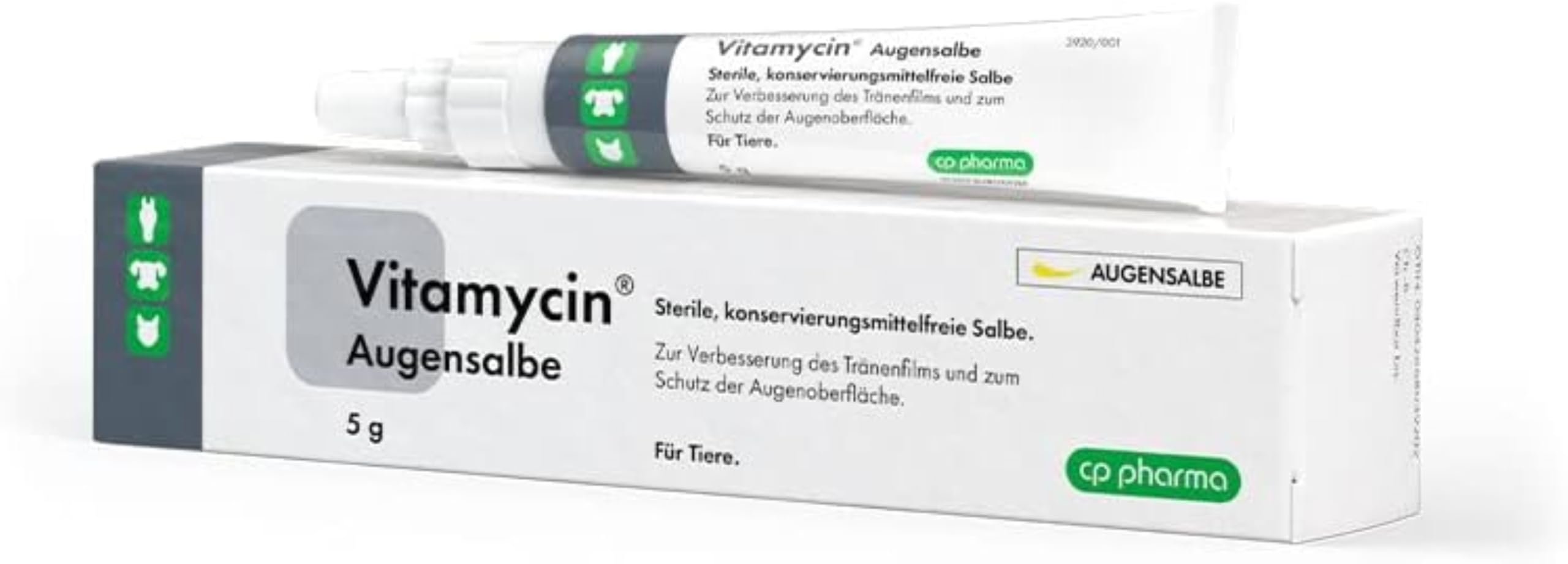 Buy CP-Pharma Vitamycin Eye Ointment 5g | Eye Care for Dogs Cats ...