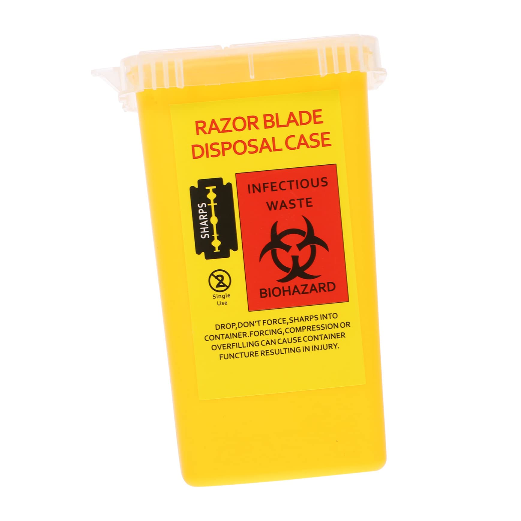 Razor Disposal Mini-Shaver Waste Bucket - Small Plastic Container for ...