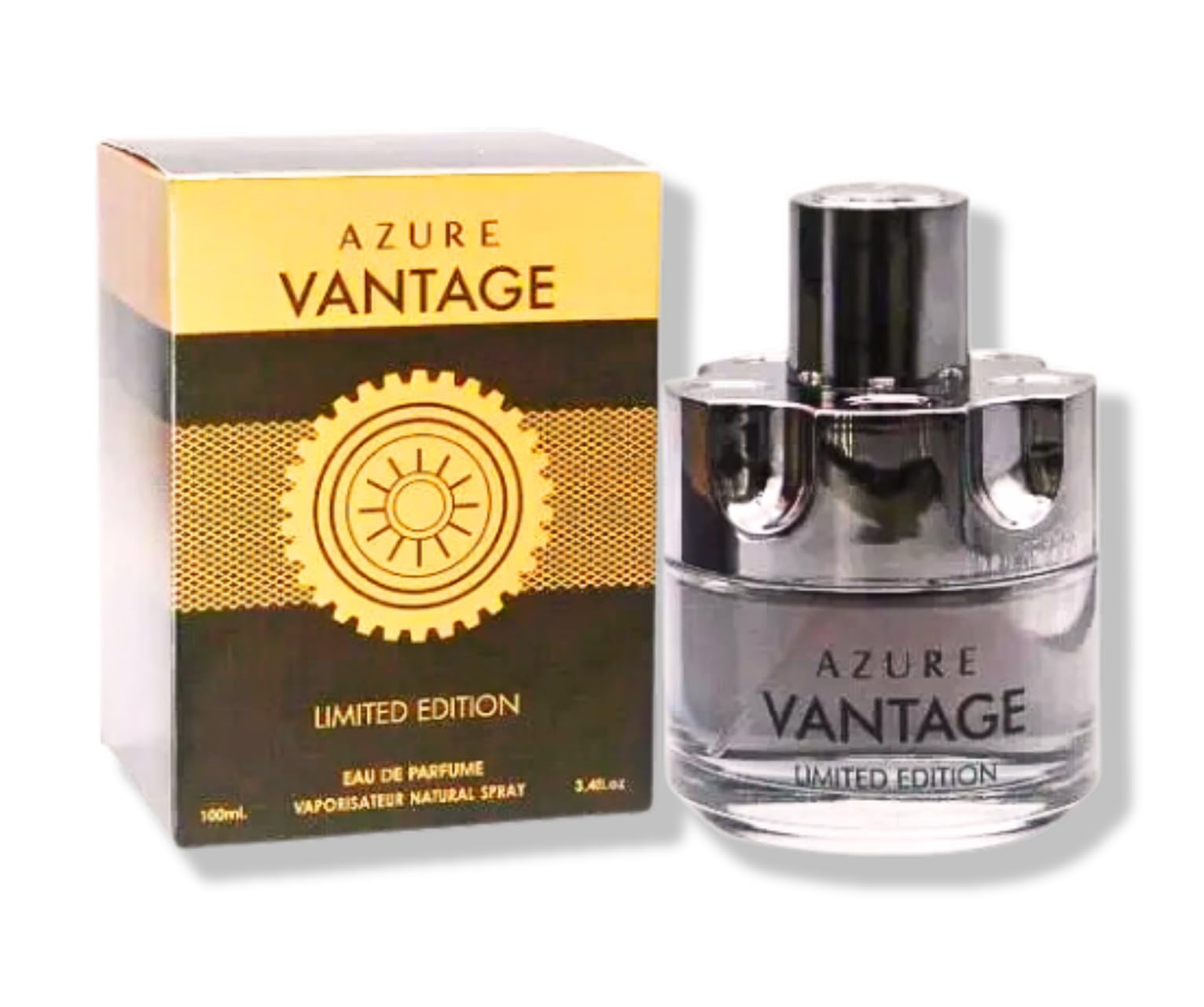 AZURE VANTAGE LIMITED EDITION POUR HOMME DESIGNER EDT 3.4 OZ. EAU DE PARFUM Woody Chypre ...