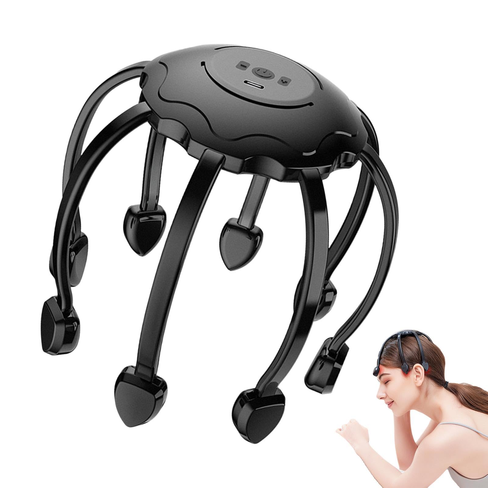 REE 360-Degree Octopus Head Massage Device | Automatic 8-Claw Scalp ...