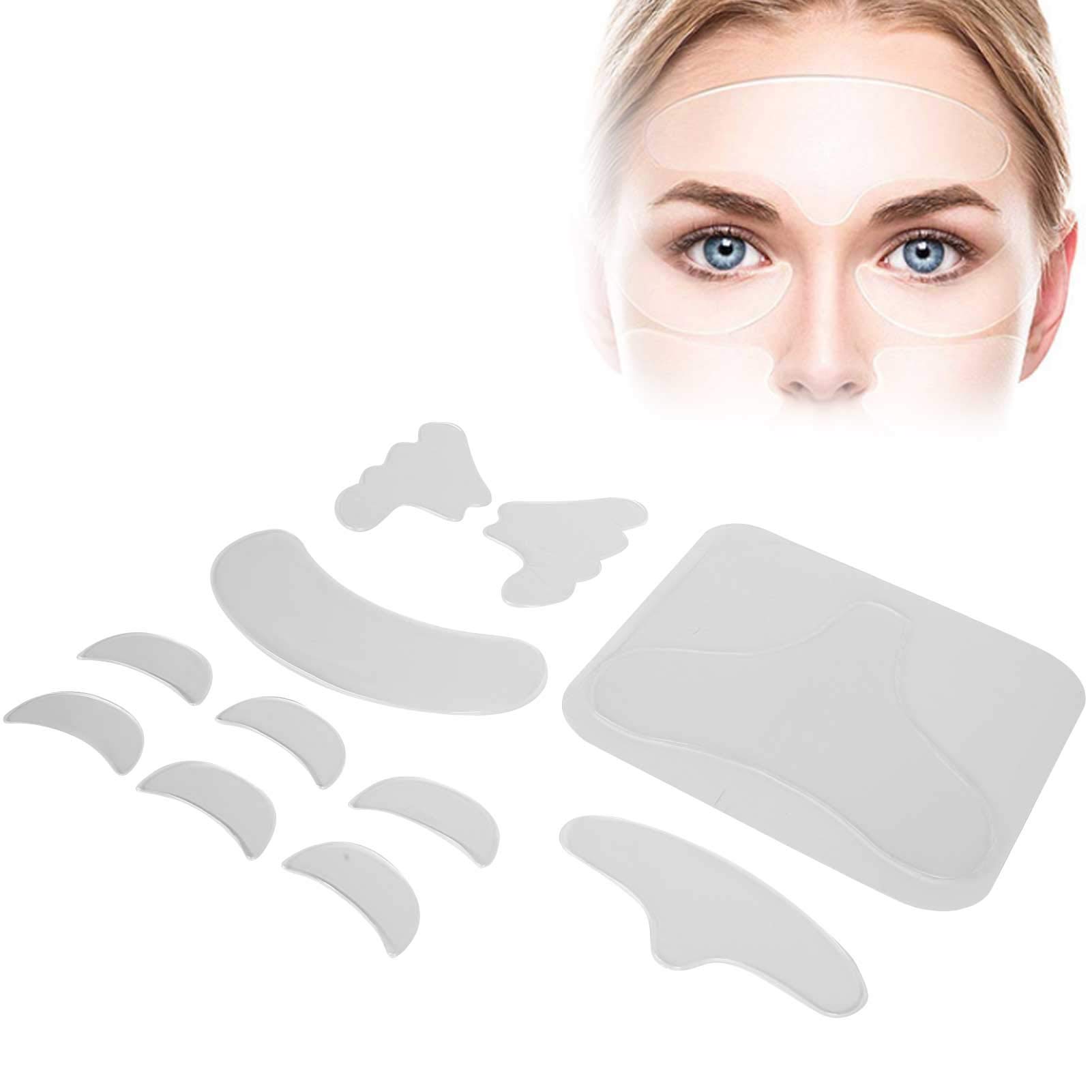 Silicone Anti-Aging Face Patches | Reusable Wrinkle Reducing Stickers ...