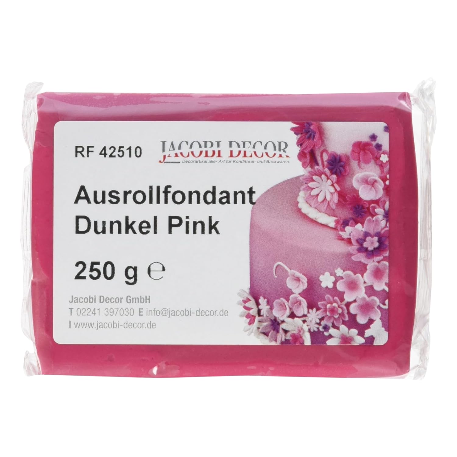 Buy Dark Pink Fondant for Cakes - Premium Quality Cake Company Fondant ...