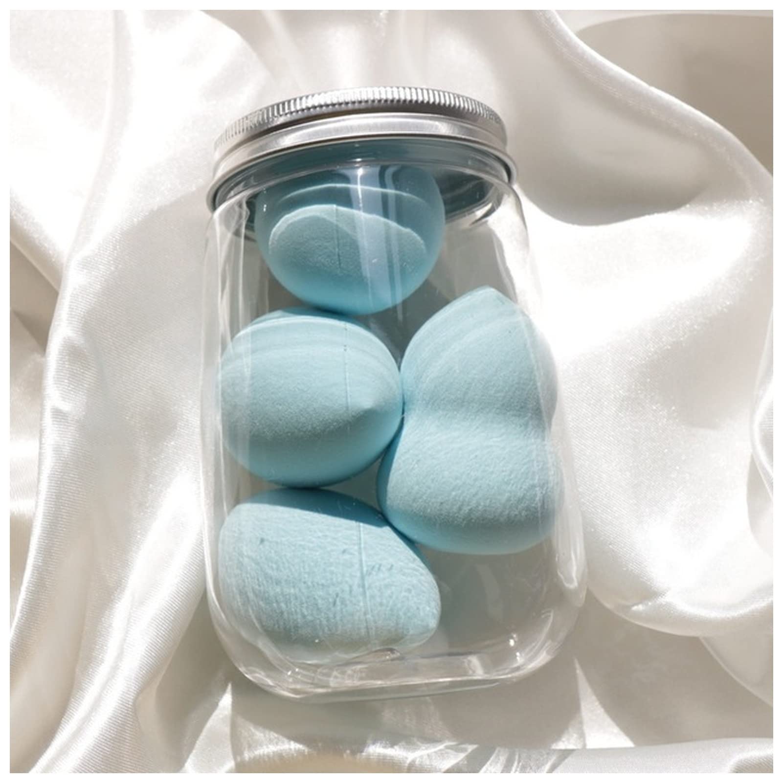 Powder puff 4-piece makeup puff beauty blender set silky feminine ...