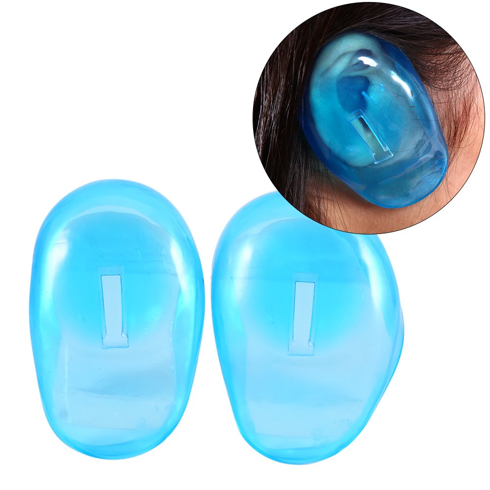 Buy 2 Pieces Blue Ear Protectors for Hairdressers | Ear Cover Shields ...