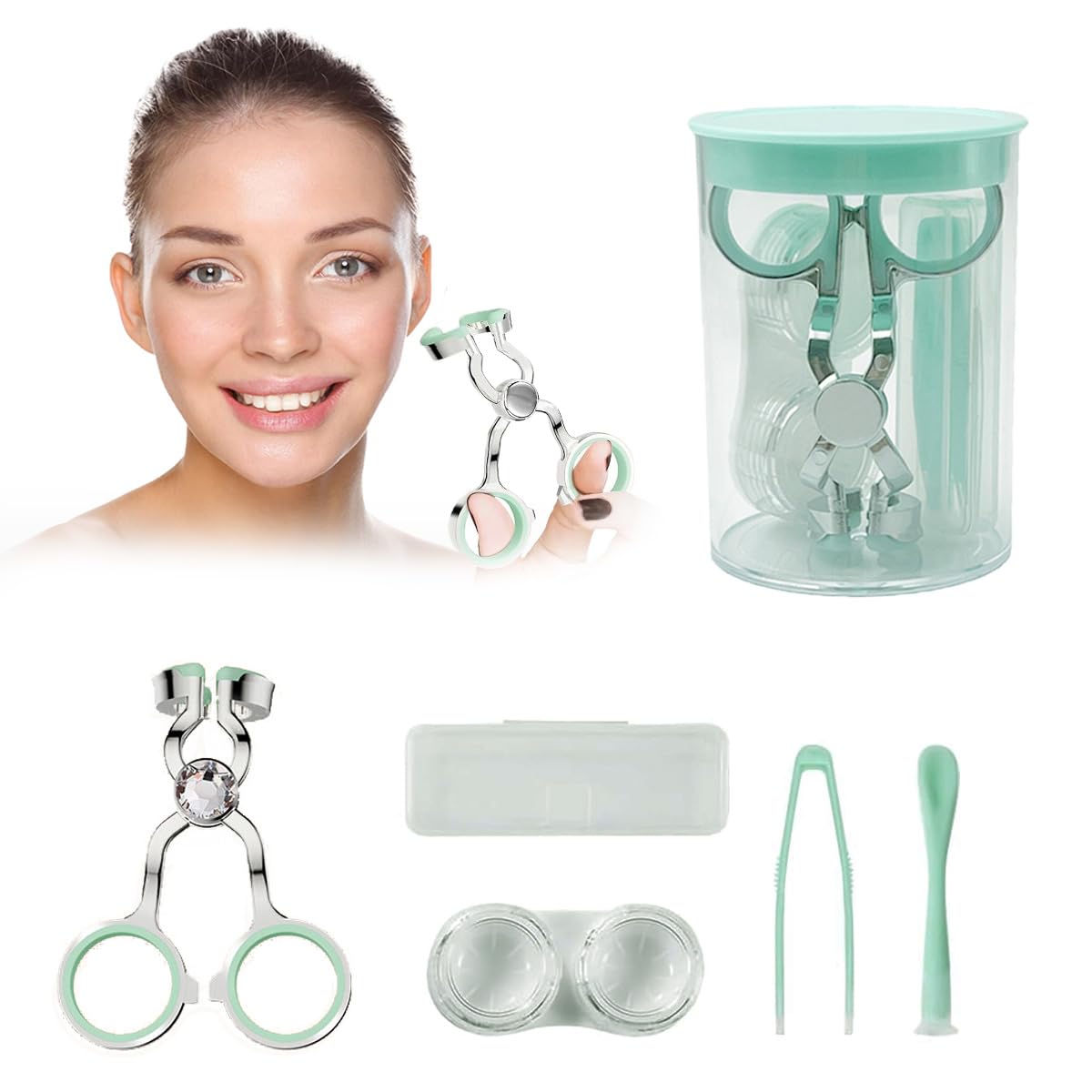 LRMGYXL Colored Contact Lenses & Applicator Kit - Perfect for First ...